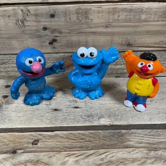 Sesame Street | Toys | 3x Sesame Street Workshop 3 Grover Cookie ...